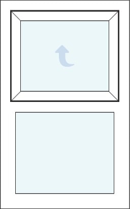 uPVC Casement top hung over fixed bottom double glazed windows | Double ...